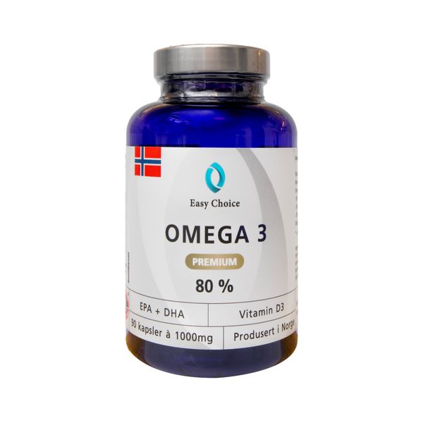Høykonsentrert Omega-3 i kapsel og flytende form